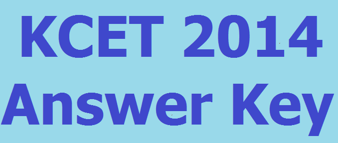 KCET Answer Key 2014 Available Download Now |KCET Solved Paper